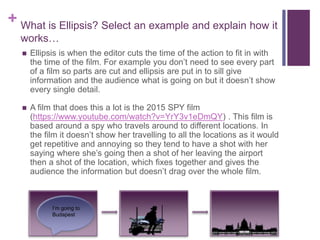 Film and video editing techniques template 2014 v2 | PPT
