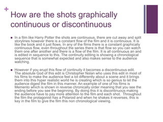 Film and video editing techniques template 2014 v2 | PPT