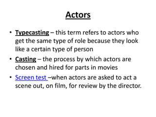 Film Lecture # 6 | PPTX