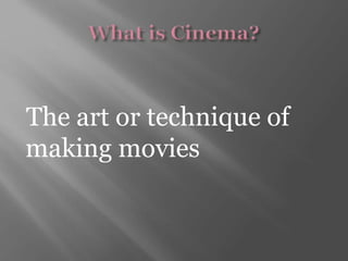 Film appreciation | PPTX