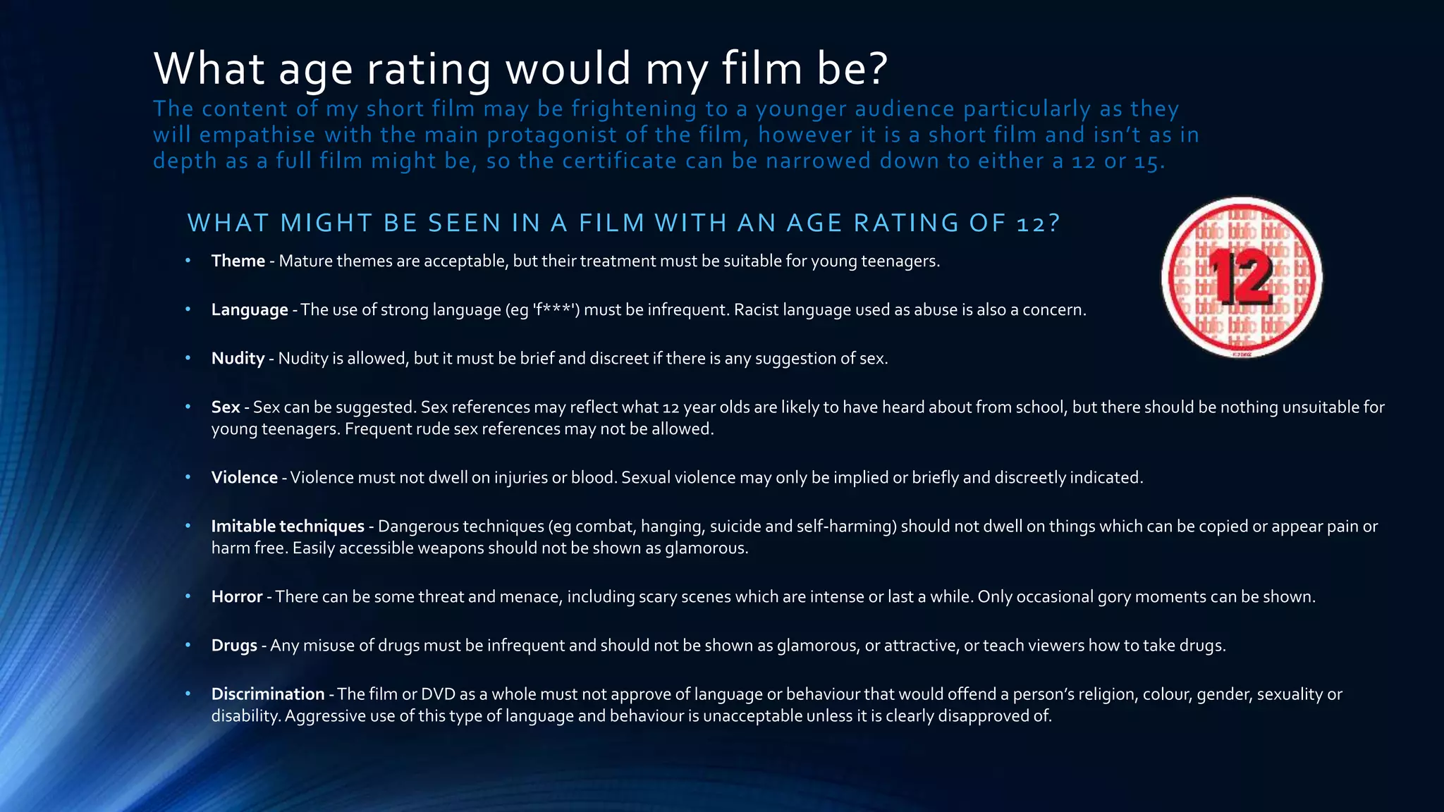 Familiar - Film Certificate | PPTX