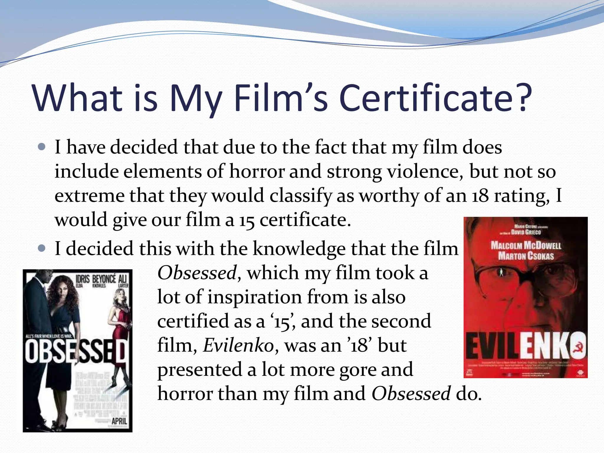 Film certification | PPTX