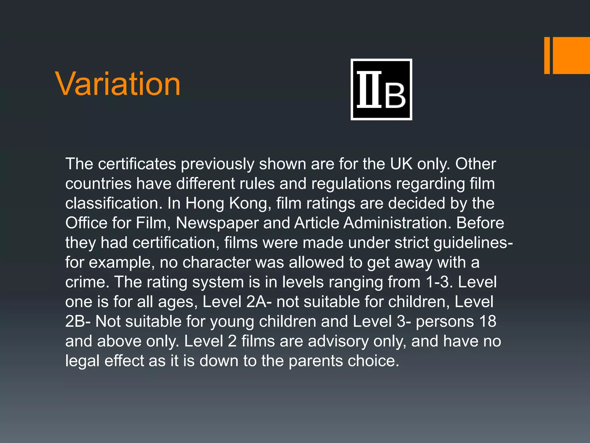 Film certification | PPTX