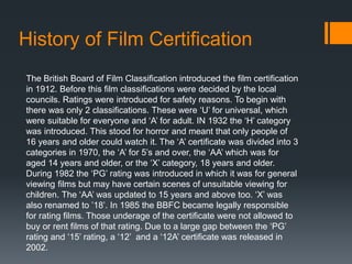 Film certification | PPTX
