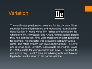 Film certification | PPTX