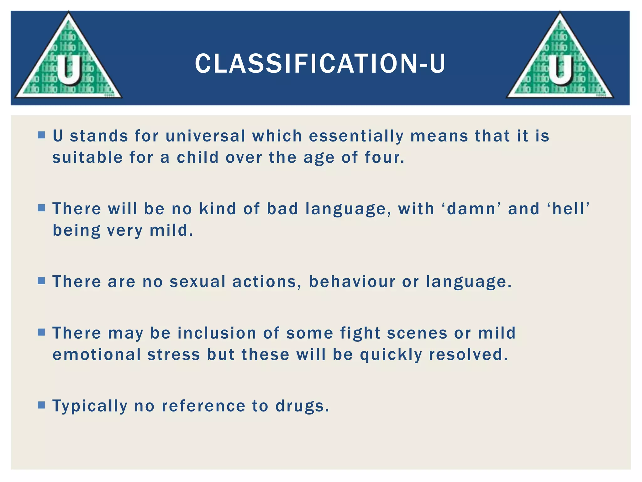 Film classification | PPTX | Movies | Entertainment