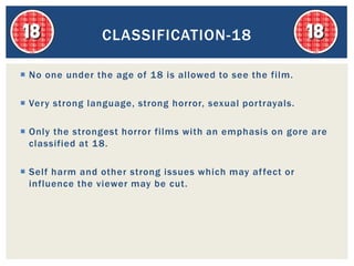 Film classification | PPTX | Movies | Entertainment