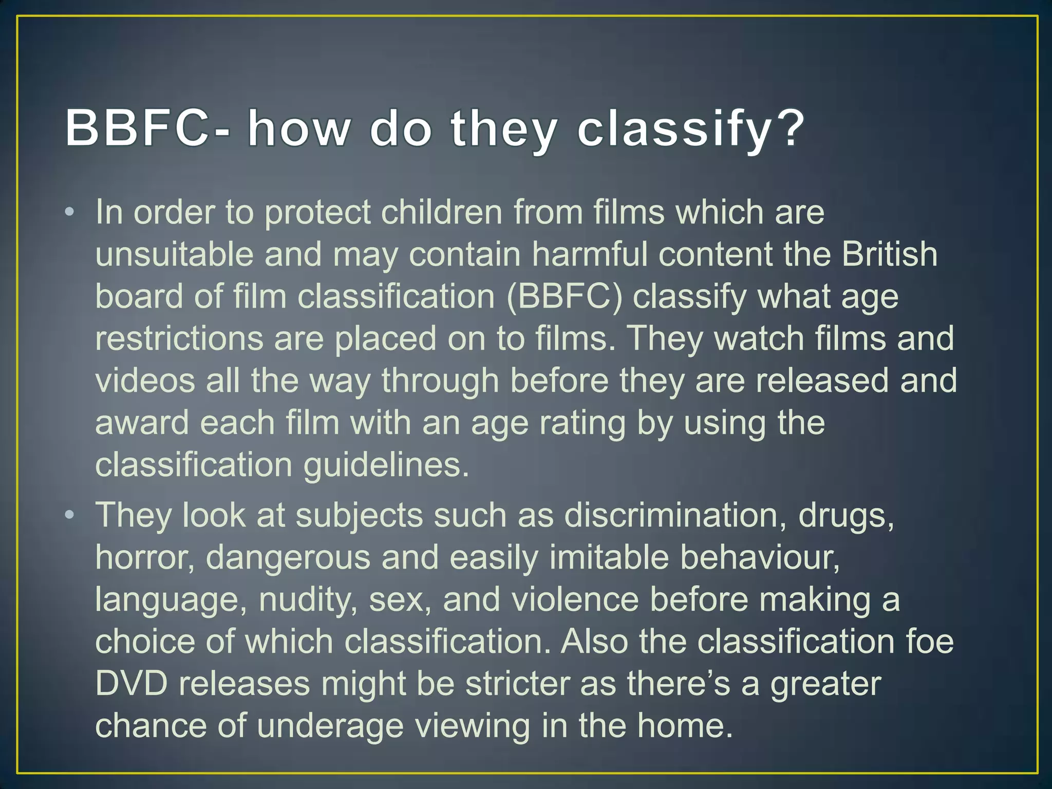 Film classification | PPTX