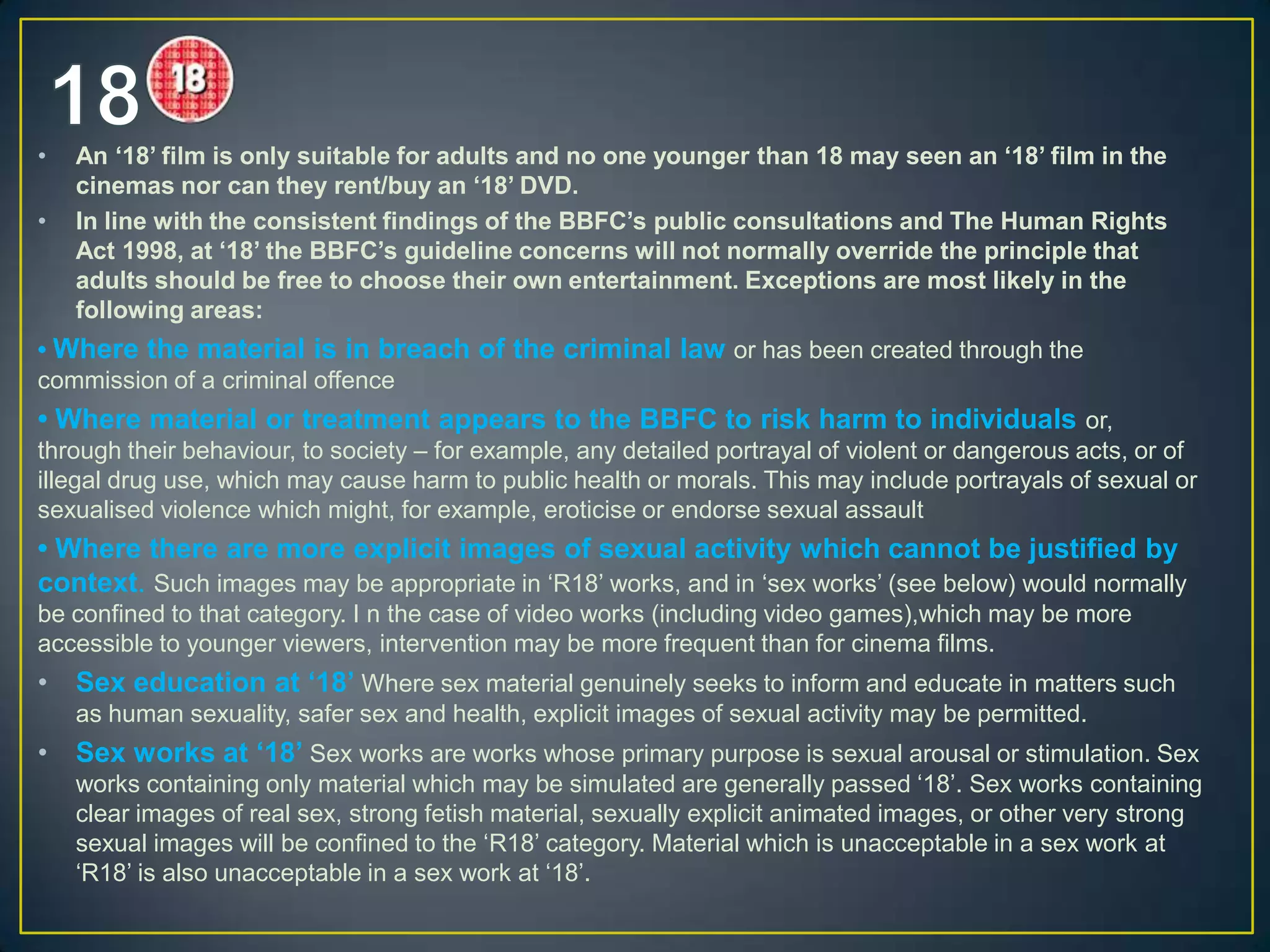 Film classification | PPTX