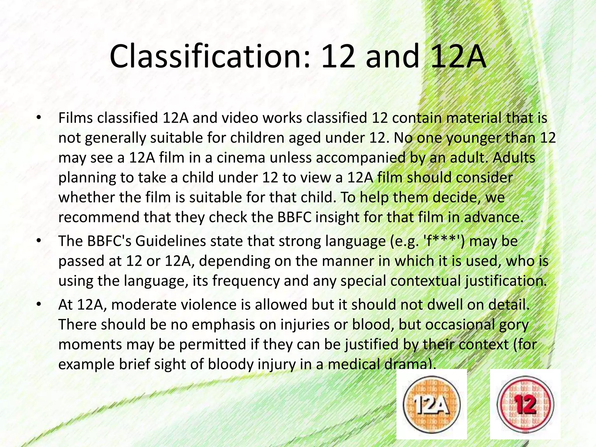 Film classification | PPT