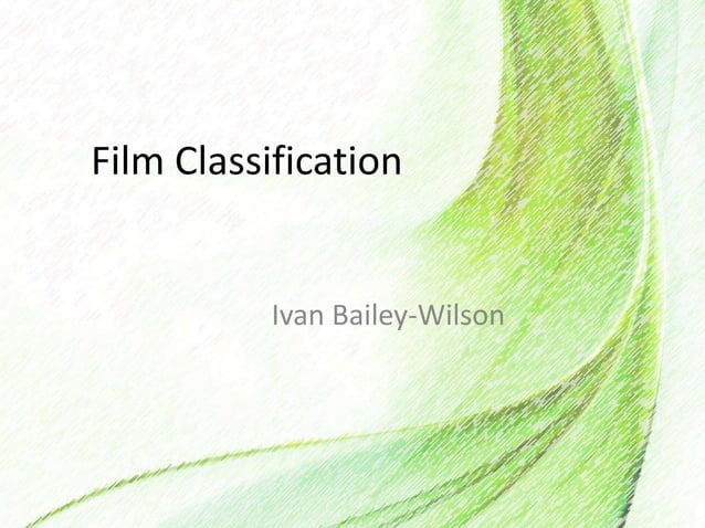 Film classification | PPT