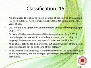 Film classification | PPT