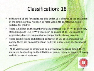 Film classification | PPT