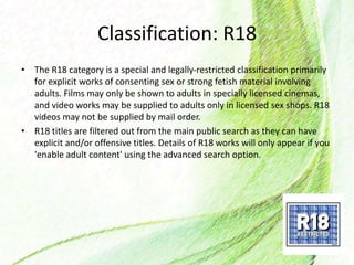 Film classification | PPT