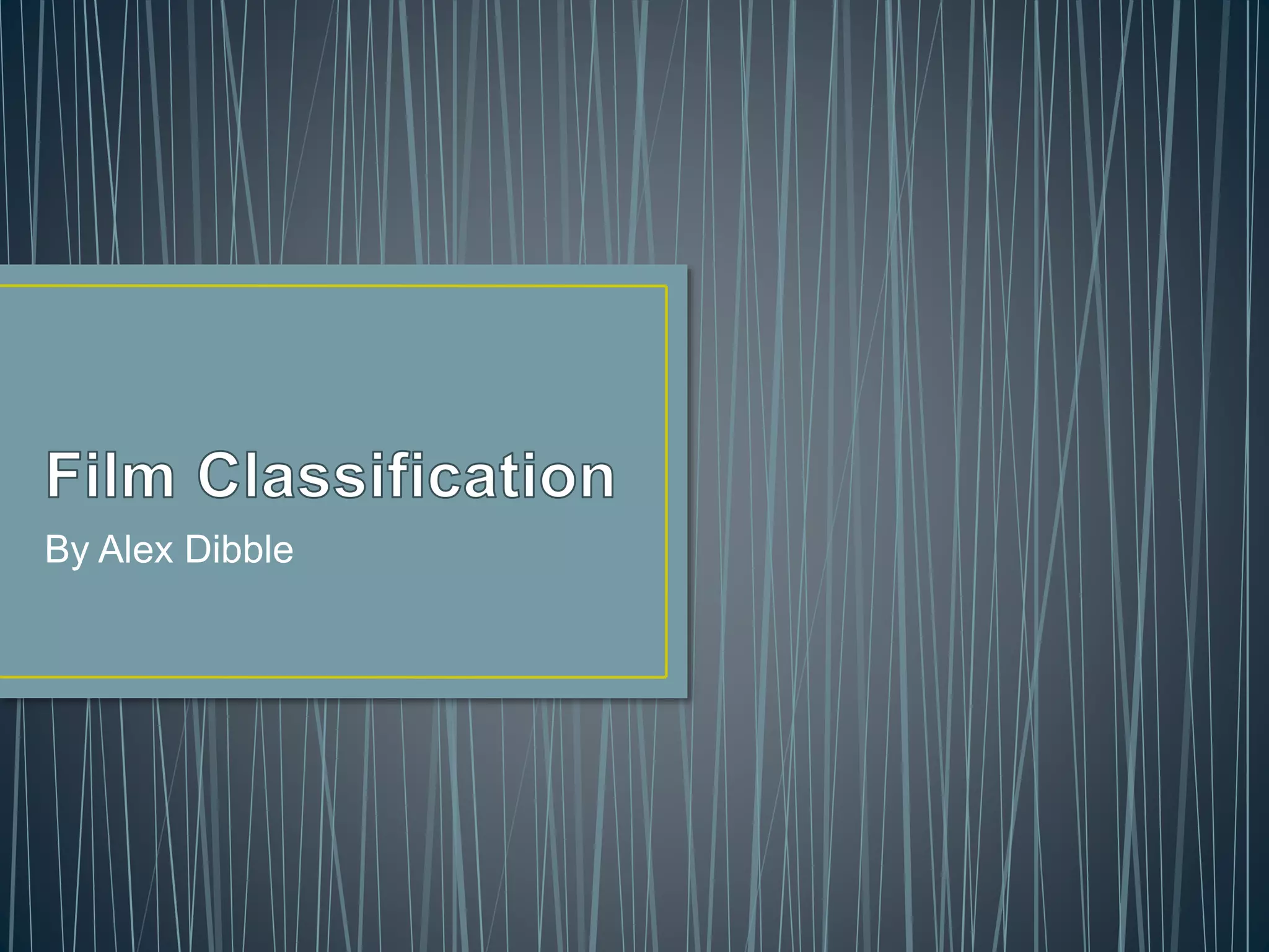 Film classification | PPT