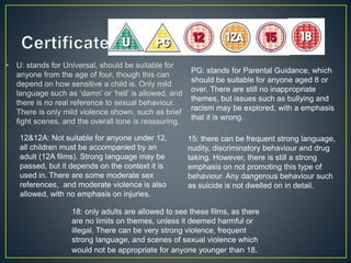 Film classification | PPT