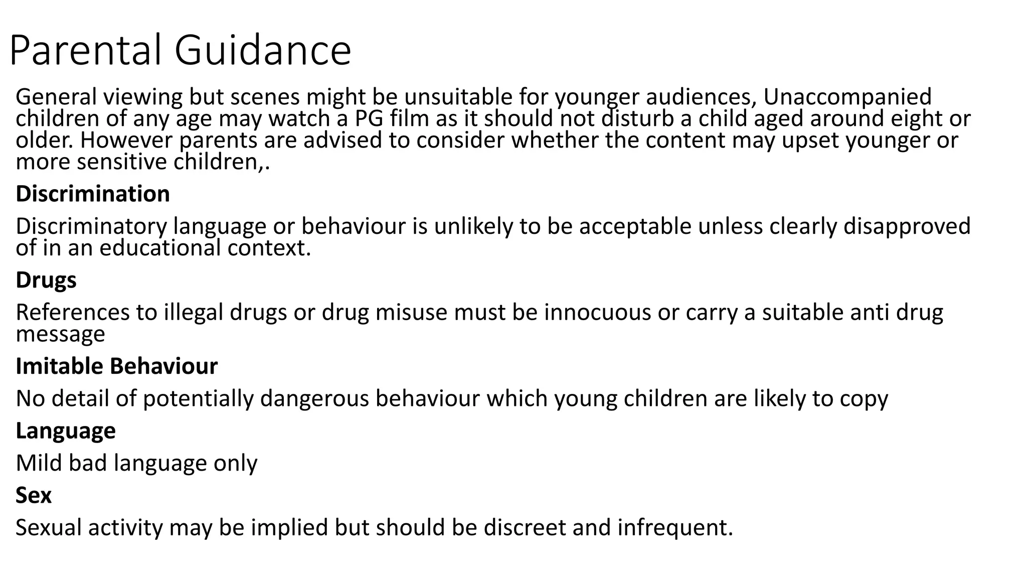 Film classification | PPTX