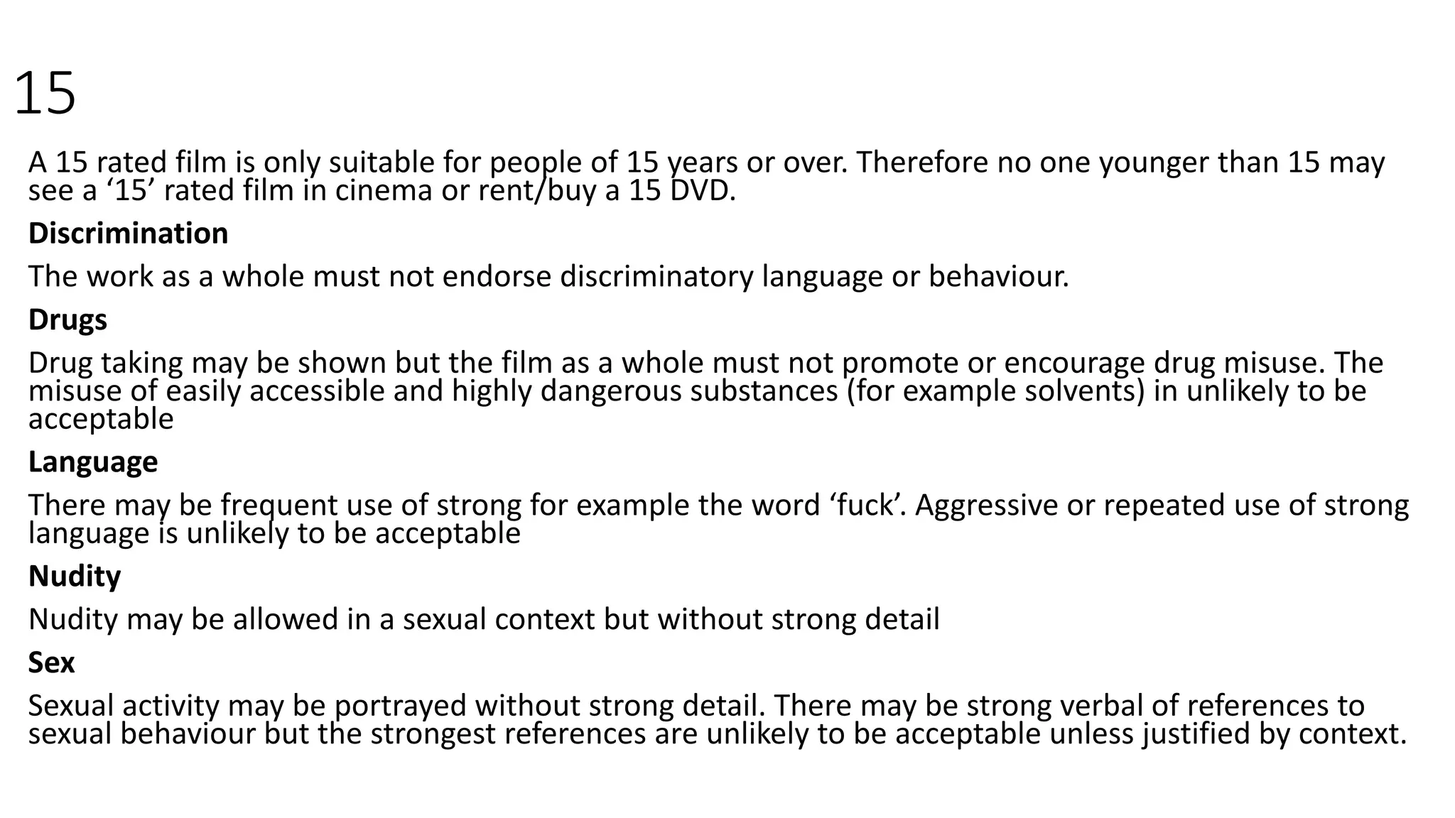 Film classification | PPTX