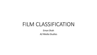 Film classification | PPTX