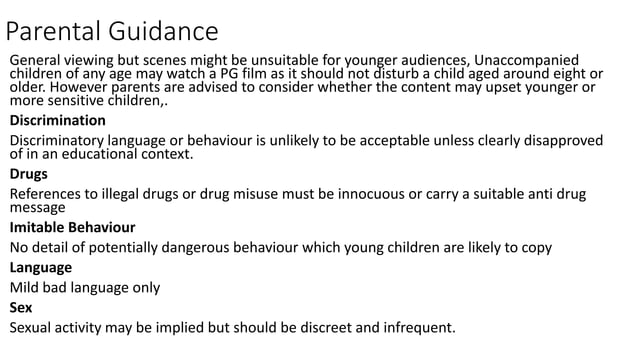 Film classification | PPT