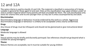 Film classification | PPTX