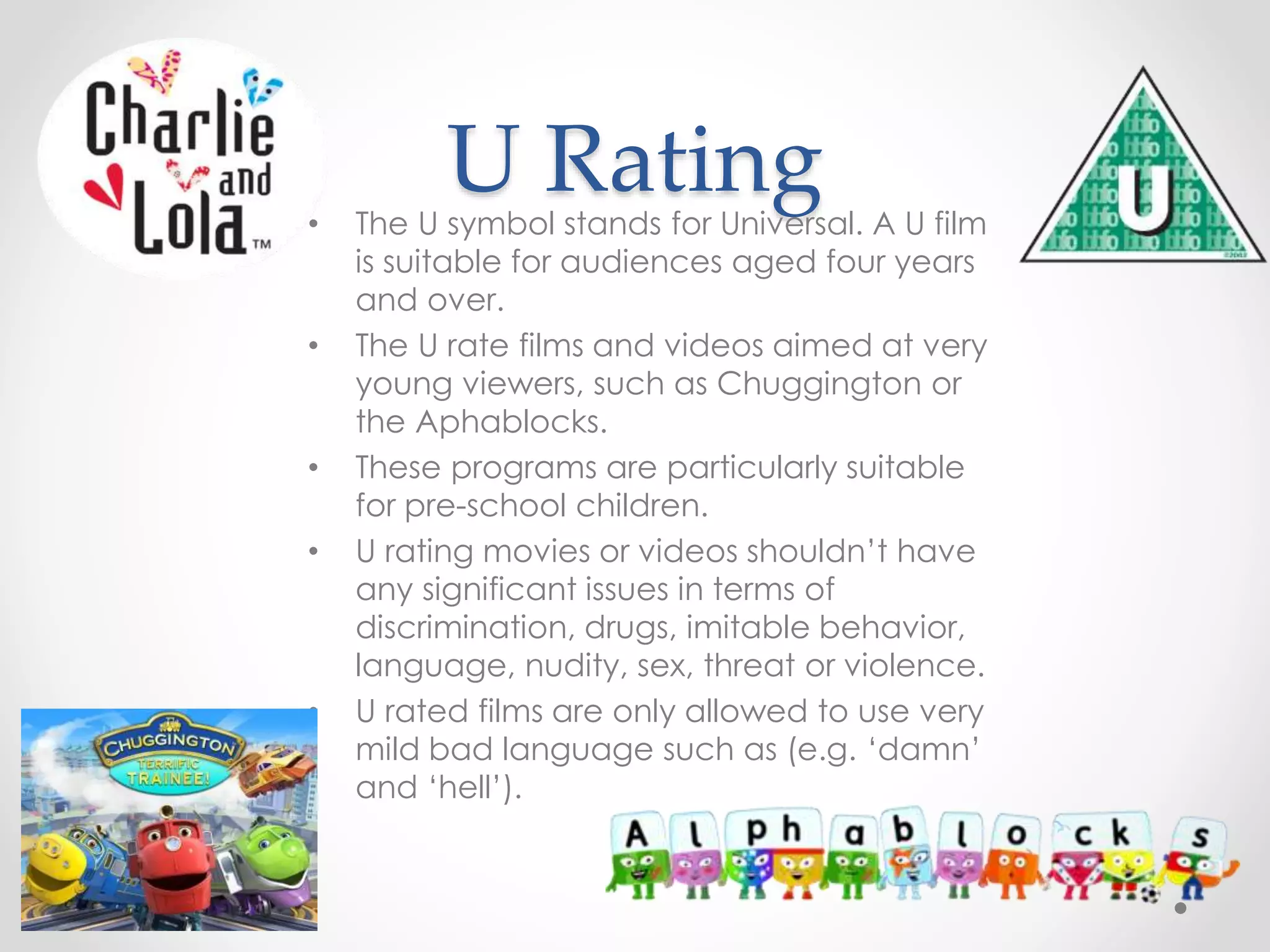 Film Classifications - 4018 | PPT