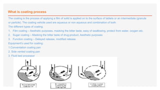 Prediction of coating process parameters on scaleup/scale down | PPTX