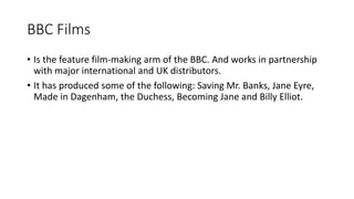 Film Companies that produce period dramas | PPTX