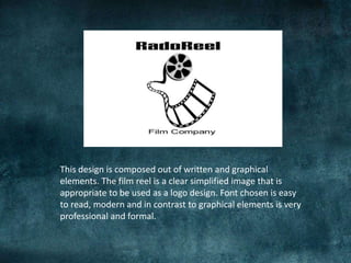 Film Company Logo Design and Analysis | PPT