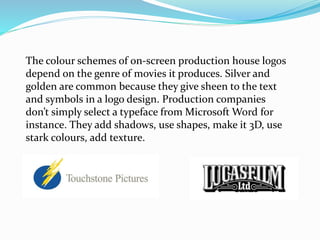 Film company logo design | PPT