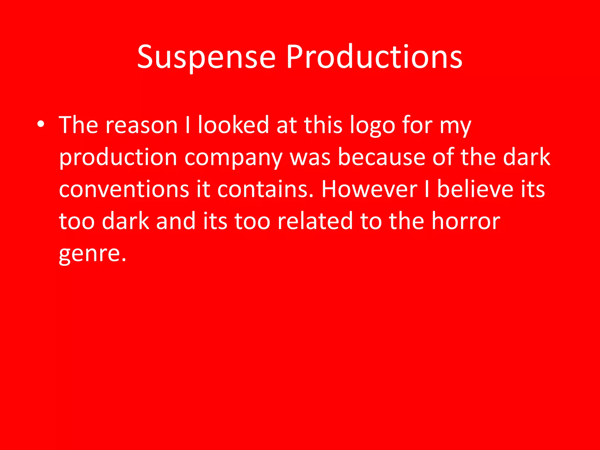 Looking at film production company logos (inspiration) | PPTX