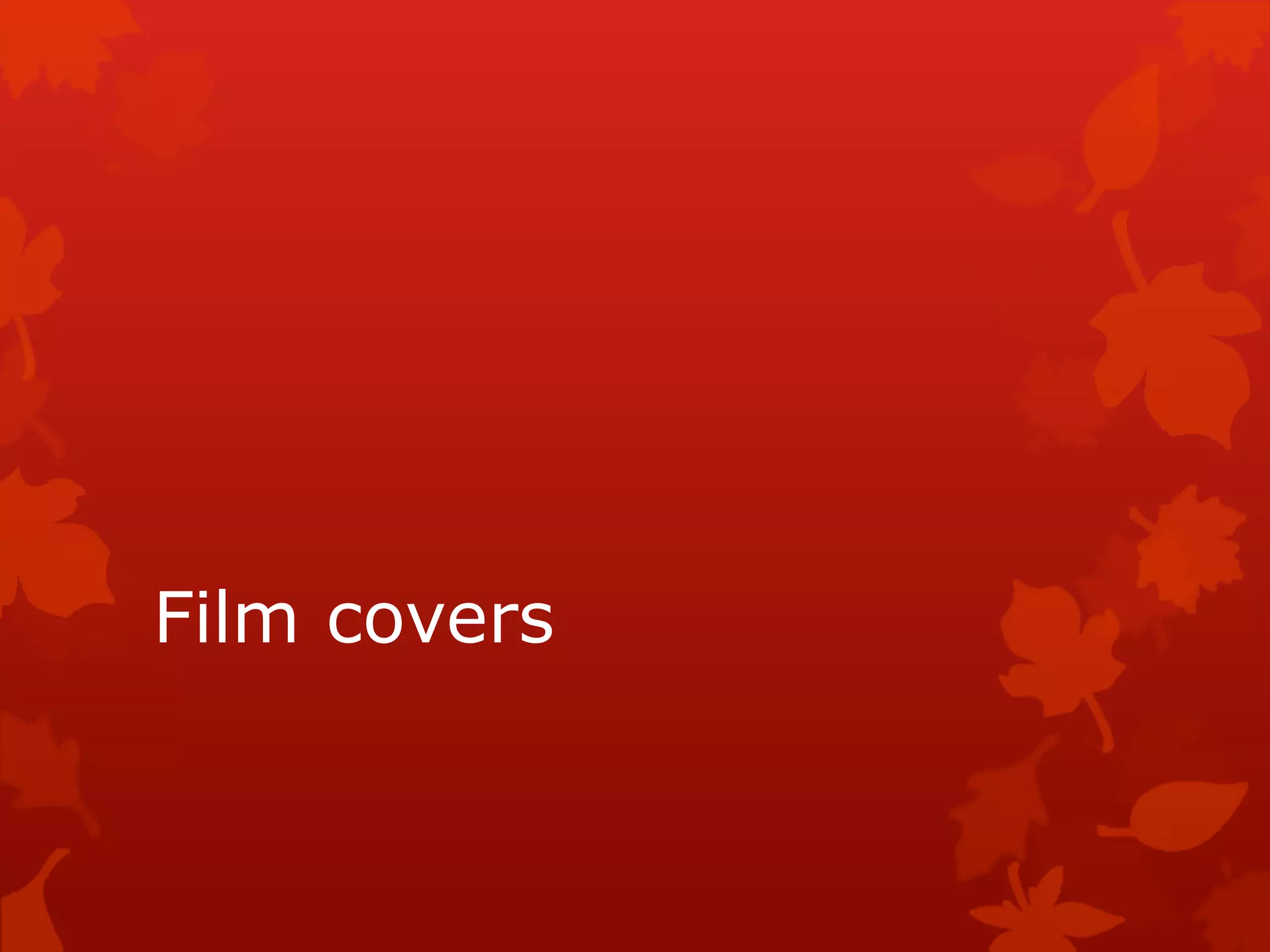 Film covers | PPTX