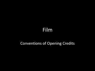 Film credits | PPT