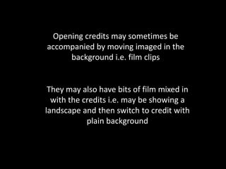Film credits | PPTX