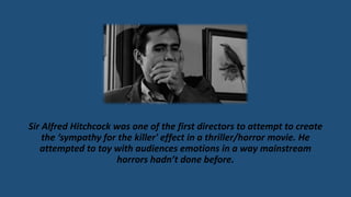 Sir Alfred Hitchcock. | PPT