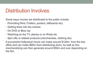 Film distribution | PPTX | Video Production | Content Production