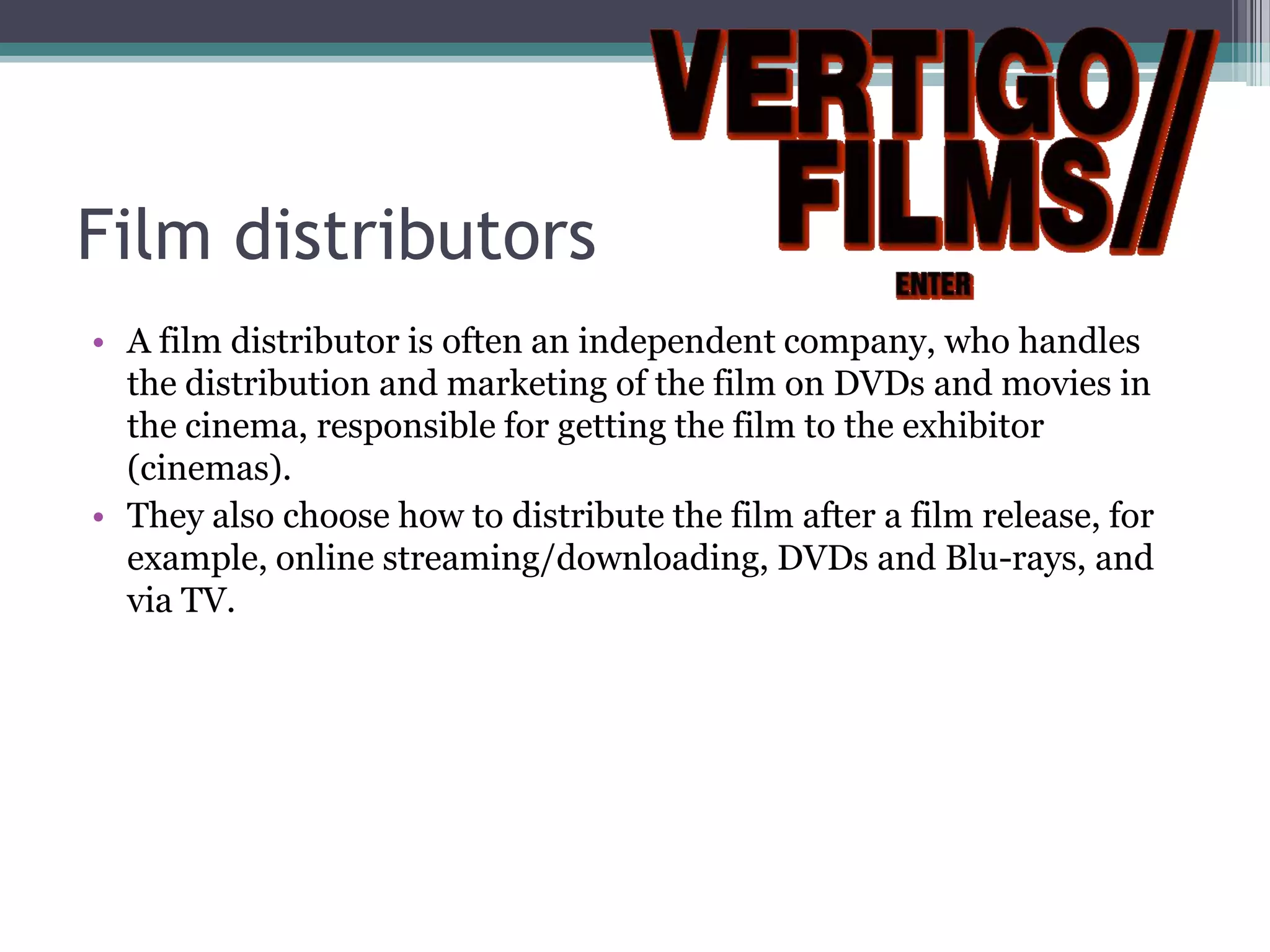 Film distribution | PPTX