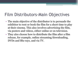 Film distribution | PPT
