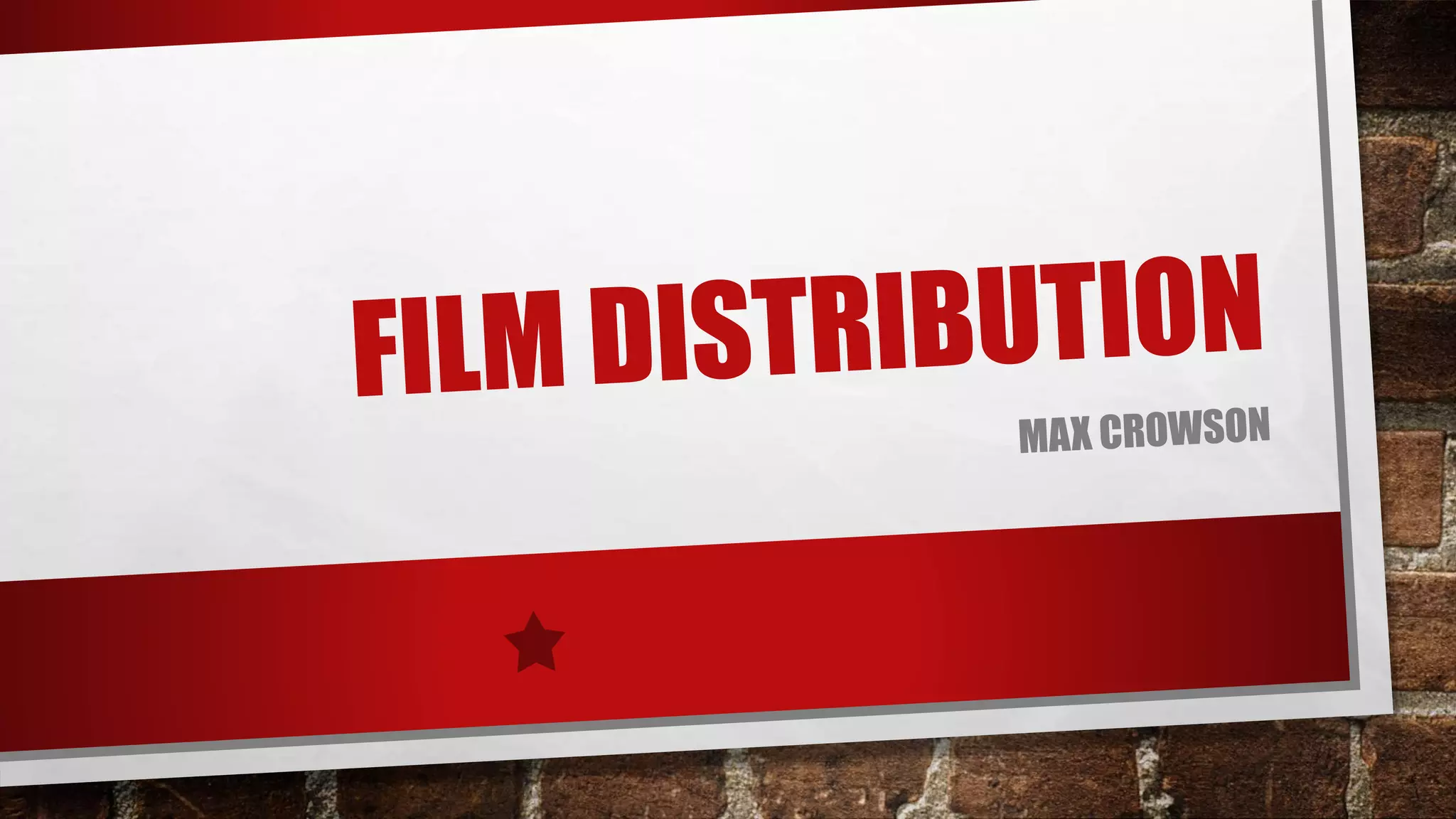 Film distribution | PPT