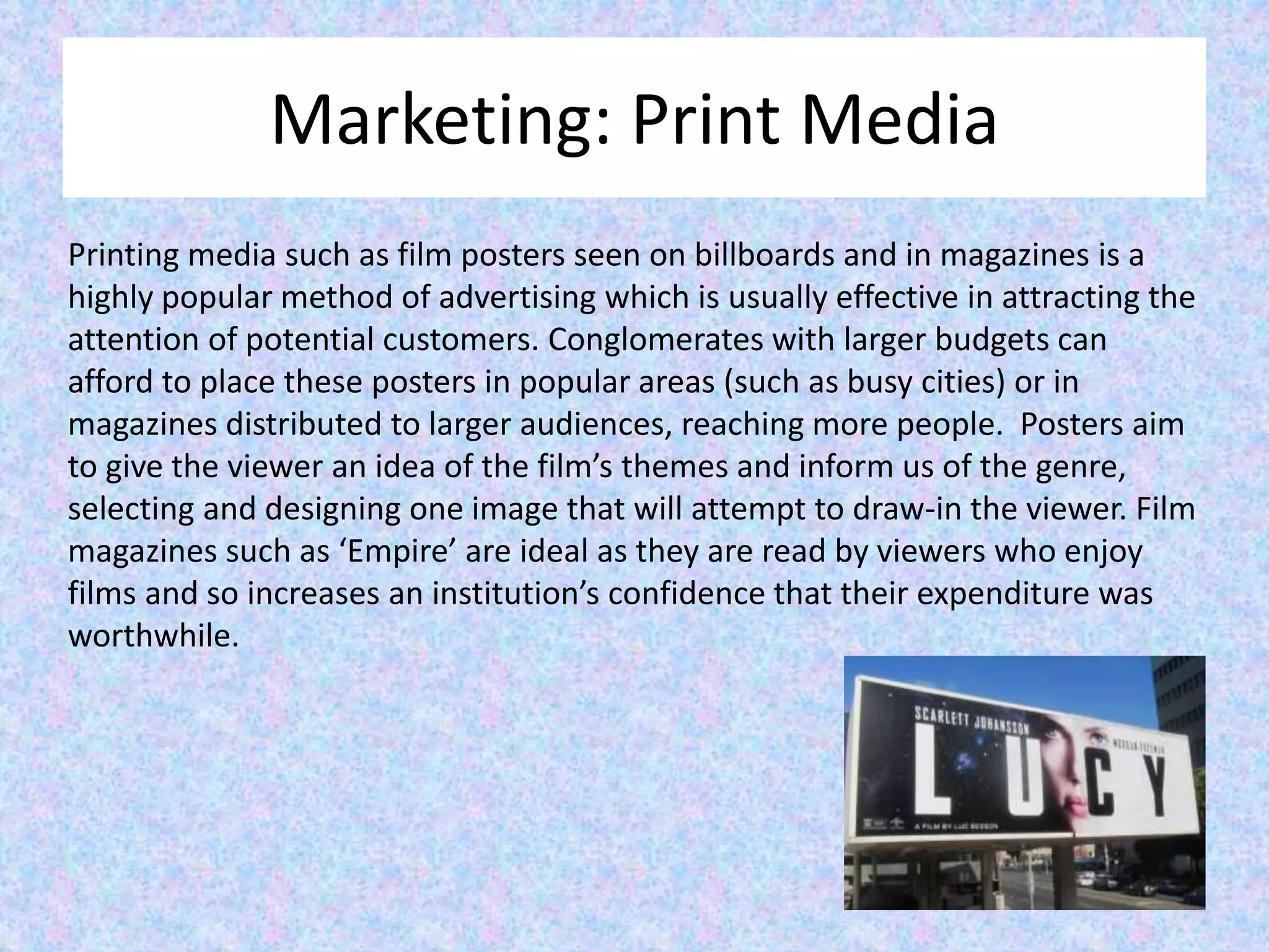 Film Distribution and Exhibition | PPTX | Video Production | Content Production