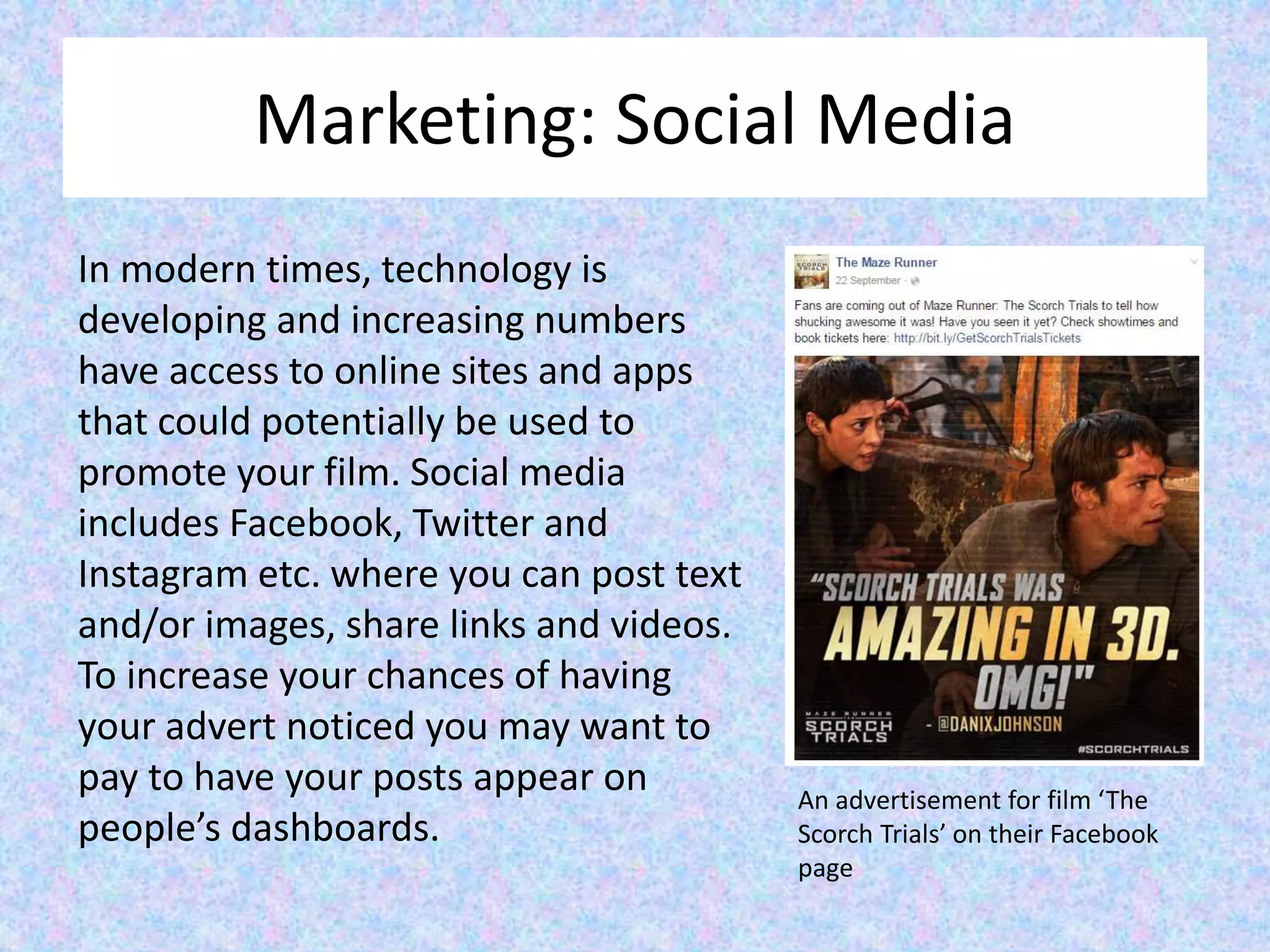 Film Distribution and Exhibition | PPTX | Video Production | Content Production