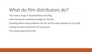 Film distribution | PPT