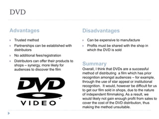 Film distribution (1) | PPTX | Video Production | Content Production