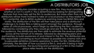 Film distribution and marketing | PDF