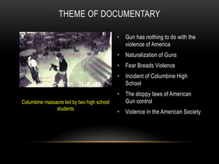 Bowling For Columbine Presentation | PPTX