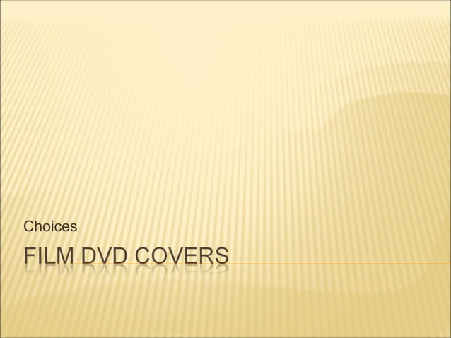 Film dvd covers | PPT