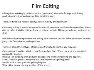 Film editing | PPT