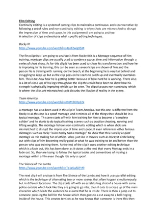 Film editing | PDF