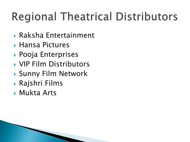 Film entertainment -value chain and revenue streams | PPT