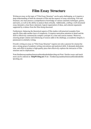 Film Essay Structure.pdf